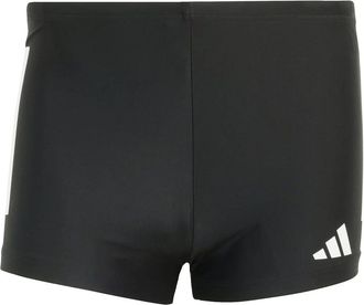 adidas Herren Badeshorts Badehose 3S BLD Boxer Badehose, Farbe:Schwarz, Artikel:-Black/White, Gr&ouml;&szlig;e:8