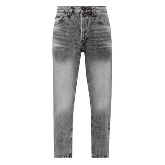 Philipp Plein Jeans Carrot Fit Iconic - - Jeans - Herren - Grau - W26