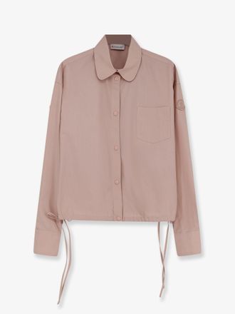 Moncler Cotton shirt with drawstring - MONCLER - gender_Woman