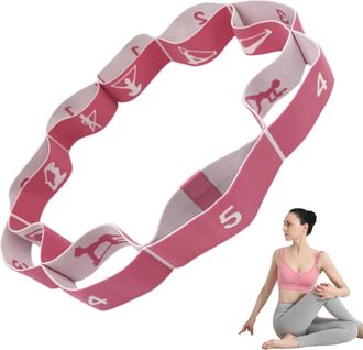 Generico Dehnungsgurt, elastische Trainingsbänder, elastische Bänder mit Schlaufen | Stretch-Ausrüstung für Widerstandsübungen für Beine und Oberschenkel, z