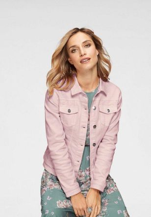 Aniston Jeansjacke in zartem Pastell