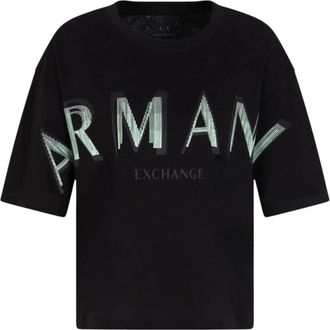 A|X Armani Exchange Damen, Oberteile, Schwarzk, XLGr&ouml;&szlig;e