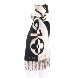 Louis Vuitton &Eacute;charpe en cachemire Pre-owned - Femme - Pre-owned - Noir - Taille: ONE Size