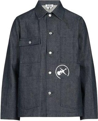 A.P.C. Veste denim droite en coton