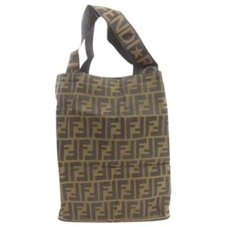 Fendi Pre-owned Canvas Eco Tote Bag - - Pre-owned - Damen - Braun - ONE SIZE
