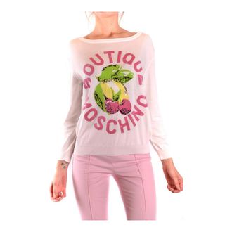 Moschino Stilvolle Lange &Auml;rmel f&uuml;r Dich - - Tops - Damen - Wei&szlig; - M