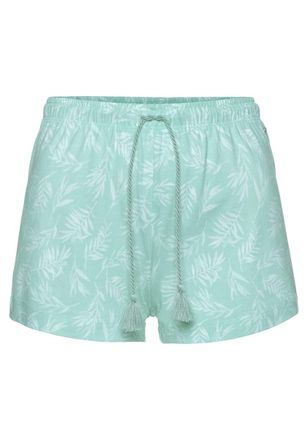 s.Oliver Damen Ak-215-47 Pyjamaunterteil, Mint Blätterdruck, 44-46 EU