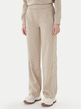 Guess Jogginghose V6RB09 K2042 Beige Wide Leg
