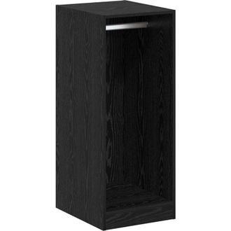 vidaXL Kleiderschrank Schwarze Eiche 41 x 48 x 102 cm Holzwerkstoff Vidaxl