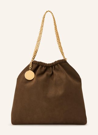 Stella McCartney Schultertasche Falabella Medium braun