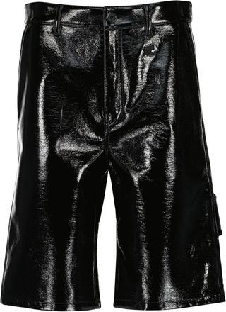 Courr&egrave;ges Femme, Shorts, Noir, Taille: 42 FR Hammer Vinyl Shorts