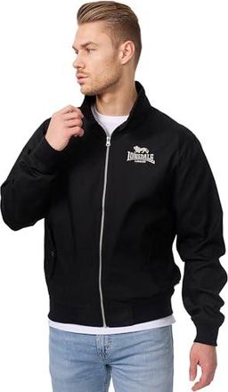 Lonsdale Harrington Veste Teddy Homme, Noir, XXX-Large (Taille fabricant: XXX-Large)