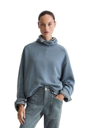 Marc O'Polo Strickpullover lockere Passform, Rollkragen, Wollmischung