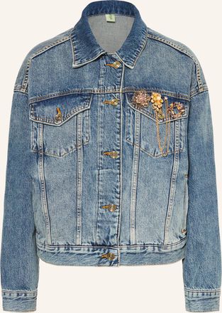 Liu Jo Liu Jo Jeansjacke Mit Schmucksteinen blau
