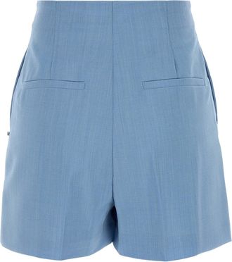 Sportmax Cielo Lana Vergine Ovis Aries Pantaloni Trousers