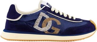 Dolce & Gabbana Femme, Chaussures, Bleu, Taille: 38 EU Cushion Baskets Bleu Chaussures Femme