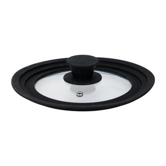 Alpina Pfannendeckel - mit Silikonrand - 16/18/ 20 CM - Glas