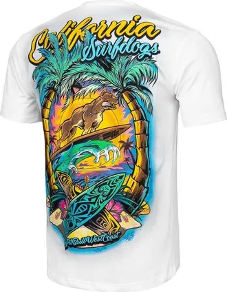 Pitbull West Coast T-Shirt Surfdog (3XL) Wei&szlig;