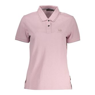 Napapijri Stilvolles Rosa Polo mit Kontrastdetails - - Tops - Damen - Rosa - S