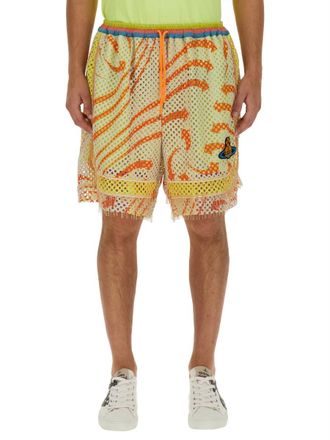 Vivienne Westwood Printed Polyester-Polyurethane Shorts - Multicolor