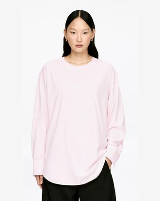 Arket Langarmshirt Im Hemddesign -Rosa