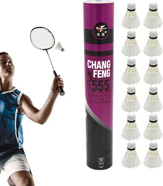 Generico Badmintonfeder: Gut ausbalanciertes -Set, robuste Federkonstruktion, Wiederverwendbare Spielausr&uuml;stung, Pr&auml;zisionsschlagwerkzeug, Platzierung von Spie