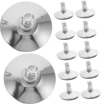 NUOBESTY 12 Stück Möbel Stellfüße mit Schwenkfunktion Höhenverstellbare Füße für Stühle Tische und Schränke rutschfeste und Geräuscharme Möbelversteller für Un