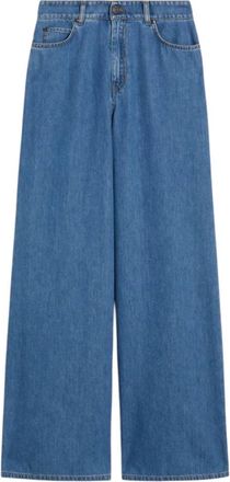 Max Mara Femme, Jeans, Bleu, Taille: 36 FR Vega Wide Jeans
