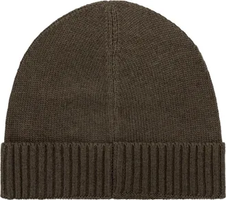 Peuterey PEX0179 Wool-Blend Ribbed Beanie - Green