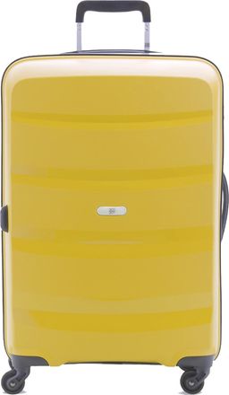 Biba Reisekoffer mit Rollen Unisex aus Polypropylen, Handgepäck Koffer mit Trolley Travel Carri G CR20, Griffwagen, Reißverschluss, PP Polypropylen, Gelbe 