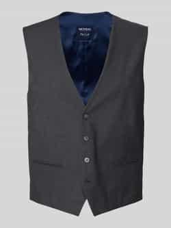 Mc Neal Slim Fit Weste mit Paspeltaschen