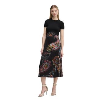 Desigual Damen, Kleider, Schwarzk, XSGr&ouml;&szlig;e
