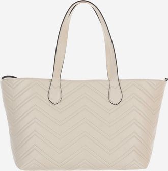 Gucci GG Marmont Leather Tote Bag - White