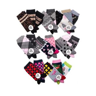 Billtornade Pack de 12 paires de chaussettes Miu - 36/41 Multicolore