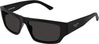 Balenciaga Bb0366S Rechteckige Sonnenbrille - - Accessories - unisex - Schwarzk - 58 MM