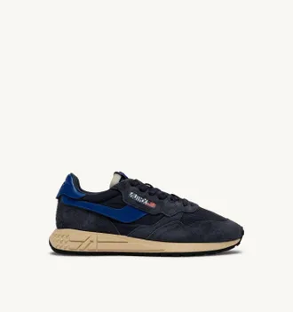 Autry BASKETS REELWIND LOW EN NYLON ET DAIM SPACE BLUE ET LAPIS BLUE