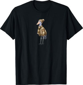 jz.birds Schuhschnabel Vogelfreund Cozy Singvogel Biologe Vogel T-Shirt