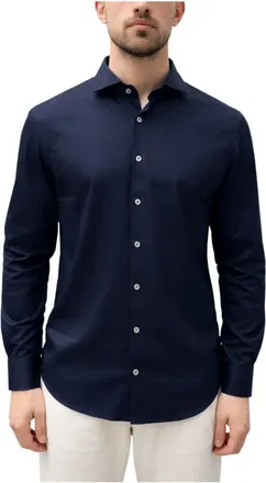 Gran Sasso Homme, Chemises, Bleu, Taille: L Camicia
