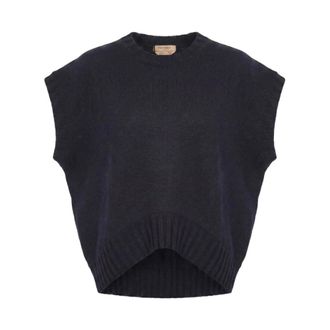 Twinset Round-Neck Strickwaren - - Knitwear - Damen - Blau - XS/S