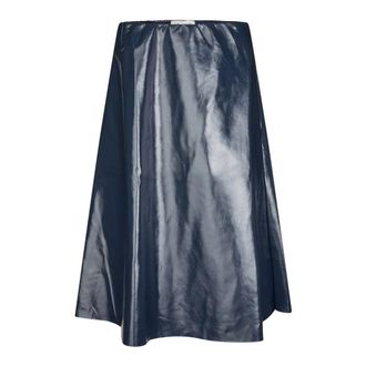Lollys Laundry Midi R&ouml;cke - - Skirts - Damen - Blau - L