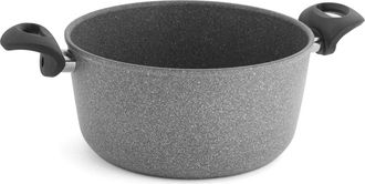 Ballarini Ballarini Zwilling Kasserolle mit 2 Griffen Cortina Granitium Eco Induktion 24 cm