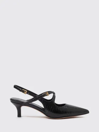 Twinset Escarpins slingback en cuir imprim&eacute; l&eacute;zard avec talon aiguille