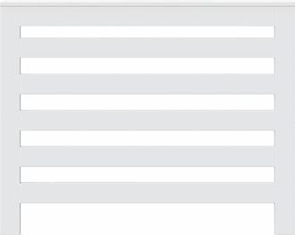 Generic Heizk&ouml;rperregal, Dekorative Horizontale Lamellen-W&auml;rmeabzugsabdeckung, Heizk&ouml;rperschutz aus Holzwerkstoff f&uuml;r Wohnzimmer und Schlafzimmer, Effiziente 