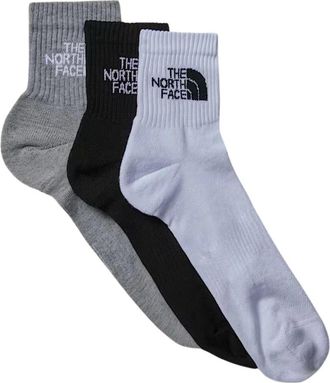 The North Face unisex, Sous-v&ecirc;tements, Multicolore, Taille: M Mlsprt Sock CSH Qrtr 3P