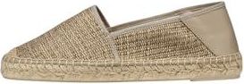 Geox Femme D LAMPEDUSA A Sandale compensée Espadrilles, Taupe, 38 EU