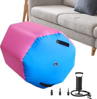 Generic Balance Soft Trainer - 2,95x3,28ft Aufblasbare Gymnastik-Trainingsrolle, Tumbling Acro-Trainingsger&auml;te, Flexibilit&auml;t Backbend Stretching Aid, Pvc Yoga