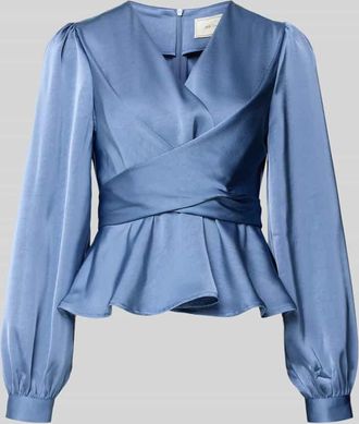 Neo Noir Regular Fit Bluse mit V-Ausschnitt Modell Rista