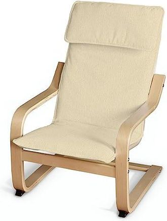 Dekoria Dekoria Housse de rechange pour si&egrave;ge enfant Po&auml;ng Coprimodello Po&auml;ng en ciniglia couleur cr&egrave;me