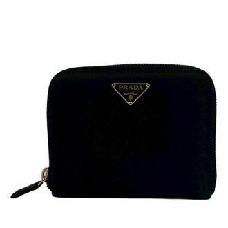 Prada unisex, Pre-owned, Noir, Taille: ONE Size Portefeuille en tissu Pre-owned