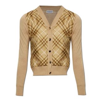 Burberry Sigourney Cardigan - - Knitwear - Damen - Braun - XL